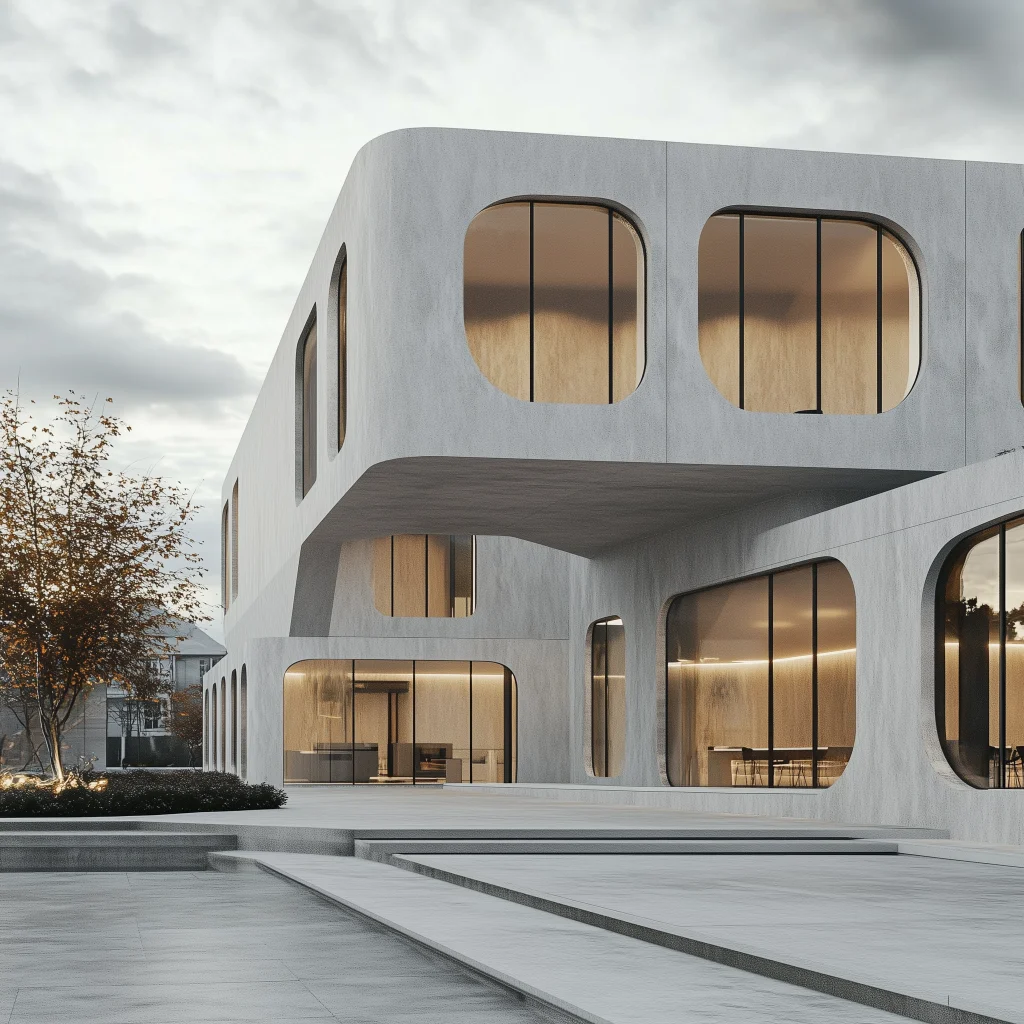 Modern Rounded Corner Building - Snipstock - Free cutout images in PNG ...