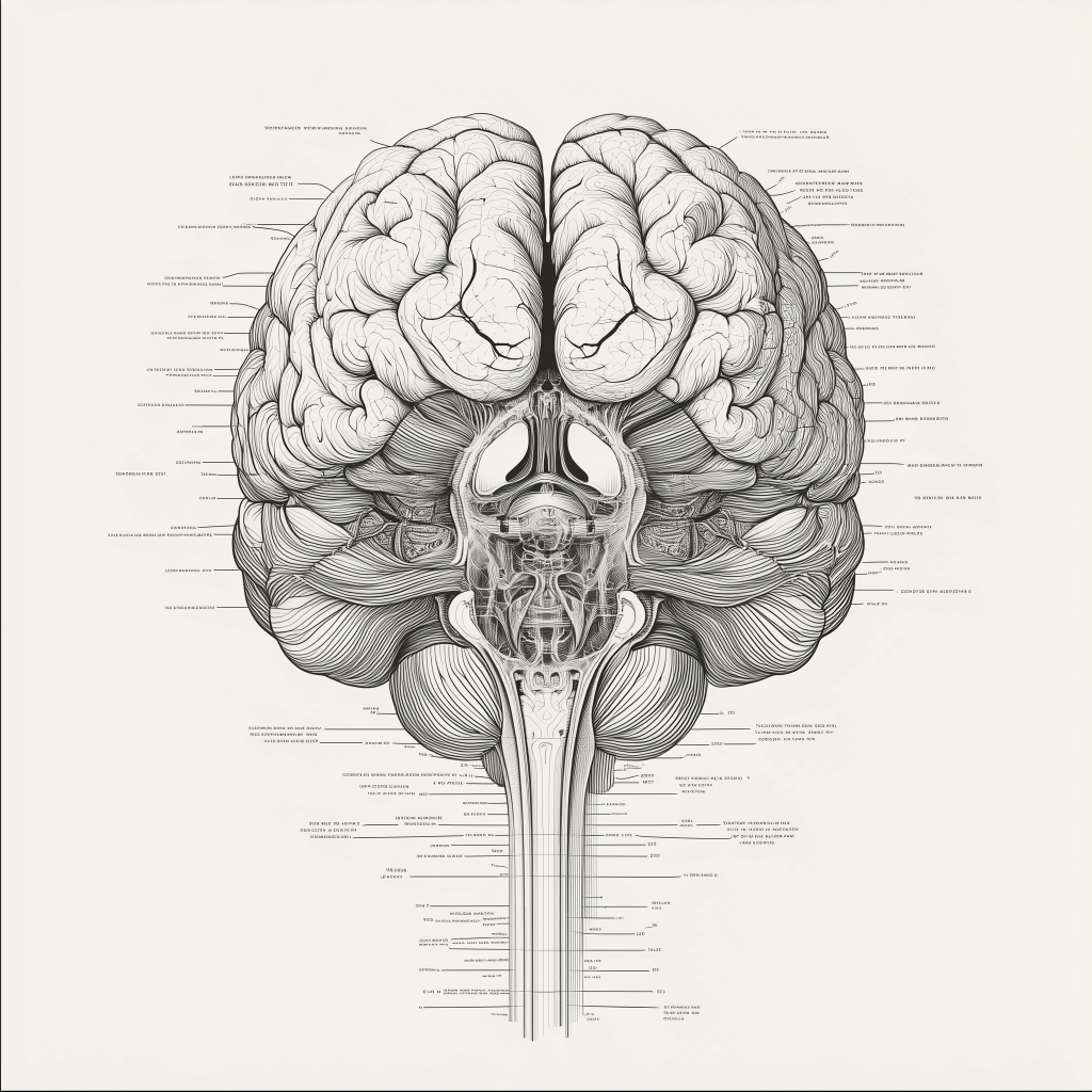 Minimalist Brain Anatomy Illustration - Snipstock - Free cutout images ...