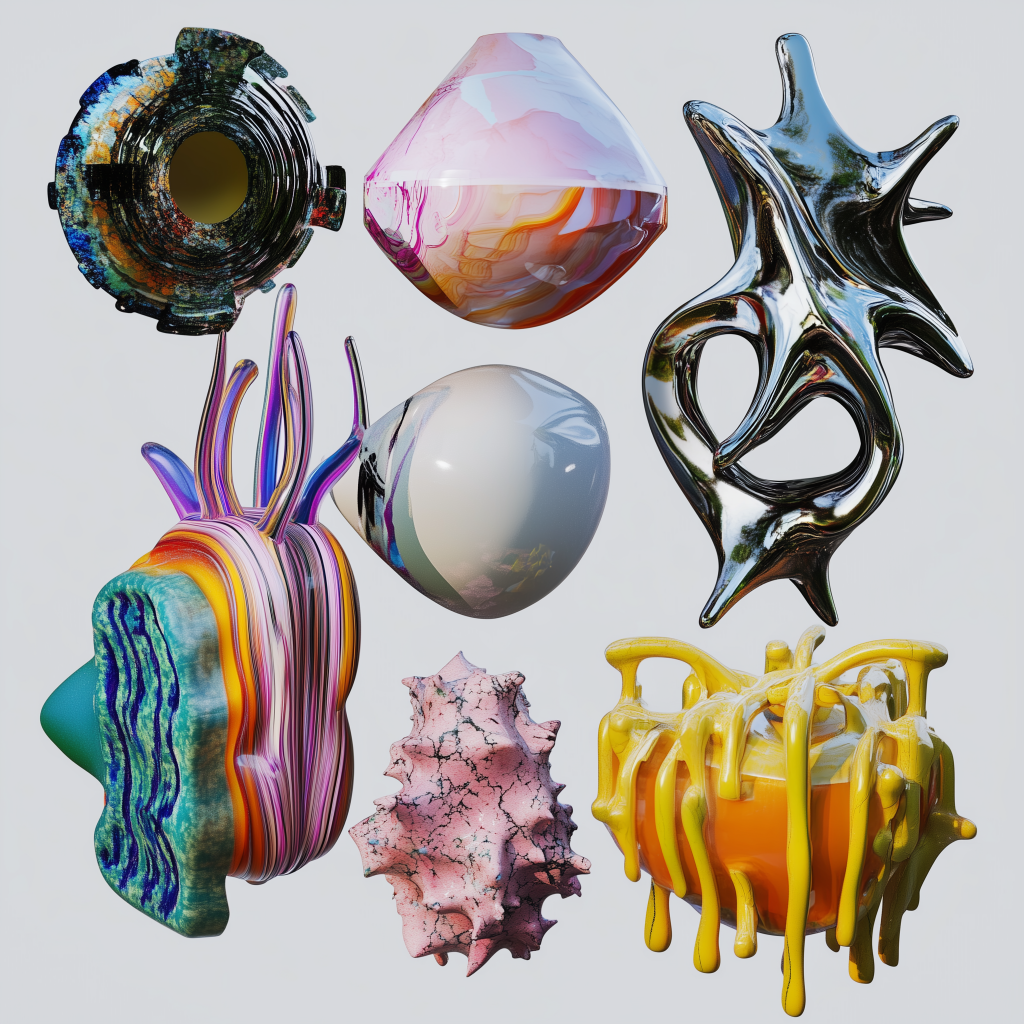 Abstract 3D Objects - Snipstock - Free cutout images in PNG and PSD formats