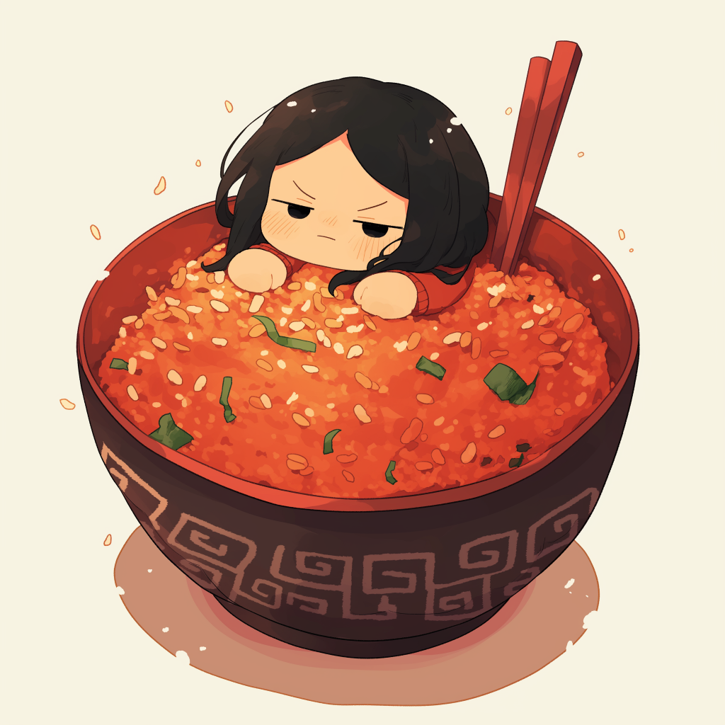 Chibi Boy in Chili Fried Rice - Snipstock - Free cutout images in PNG ...