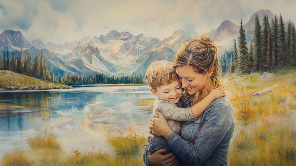 Family Hug in Nature - Snipstock - Free cutout images in PNG and PSD ...