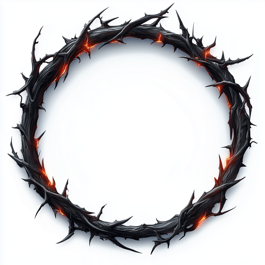 Token Frame with Thorny Bush - Snipstock - Free cutout images in PNG ...