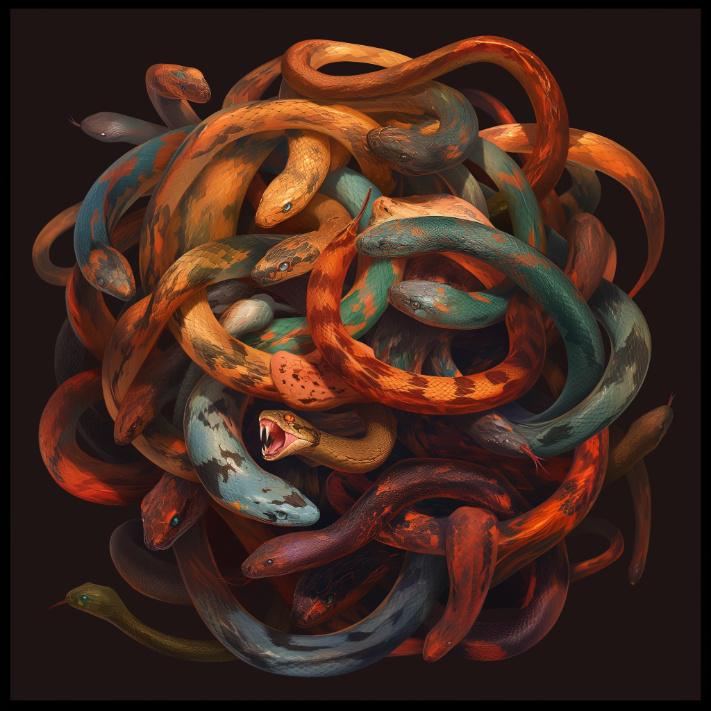 Vortex of Snakes - Snipstock - Free cutout images in PNG and PSD formats