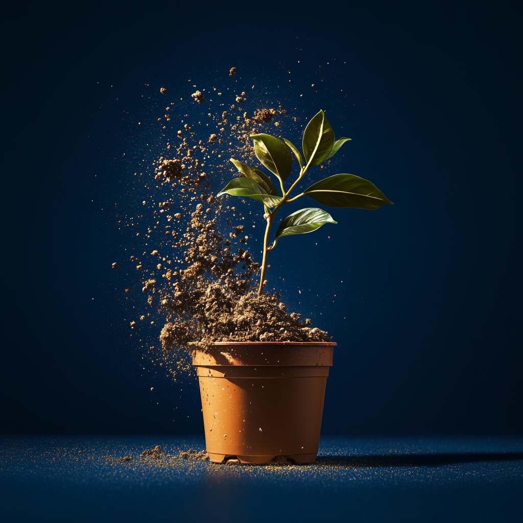Exploding Potted Plant - Snipstock - Free cutout images in PNG and PSD formats
