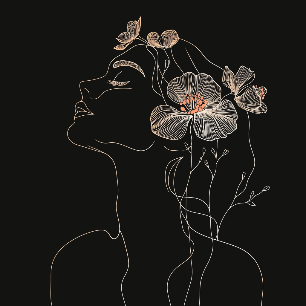 Floral Girl Portrait - Snipstock - Free cutout images in PNG and PSD ...