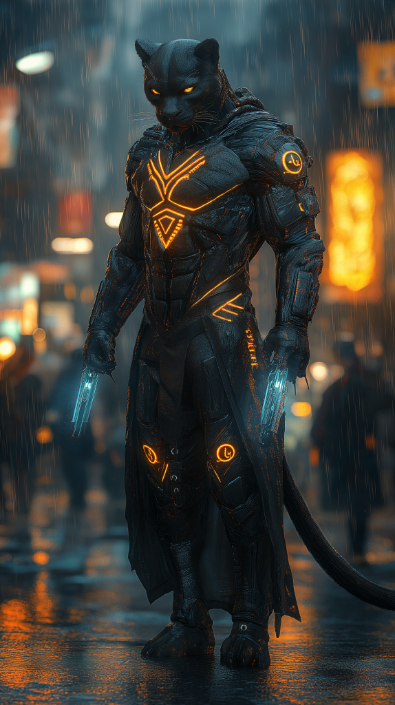 Cyber Panther Humanoid - Snipstock - Free cutout images in PNG and PSD ...