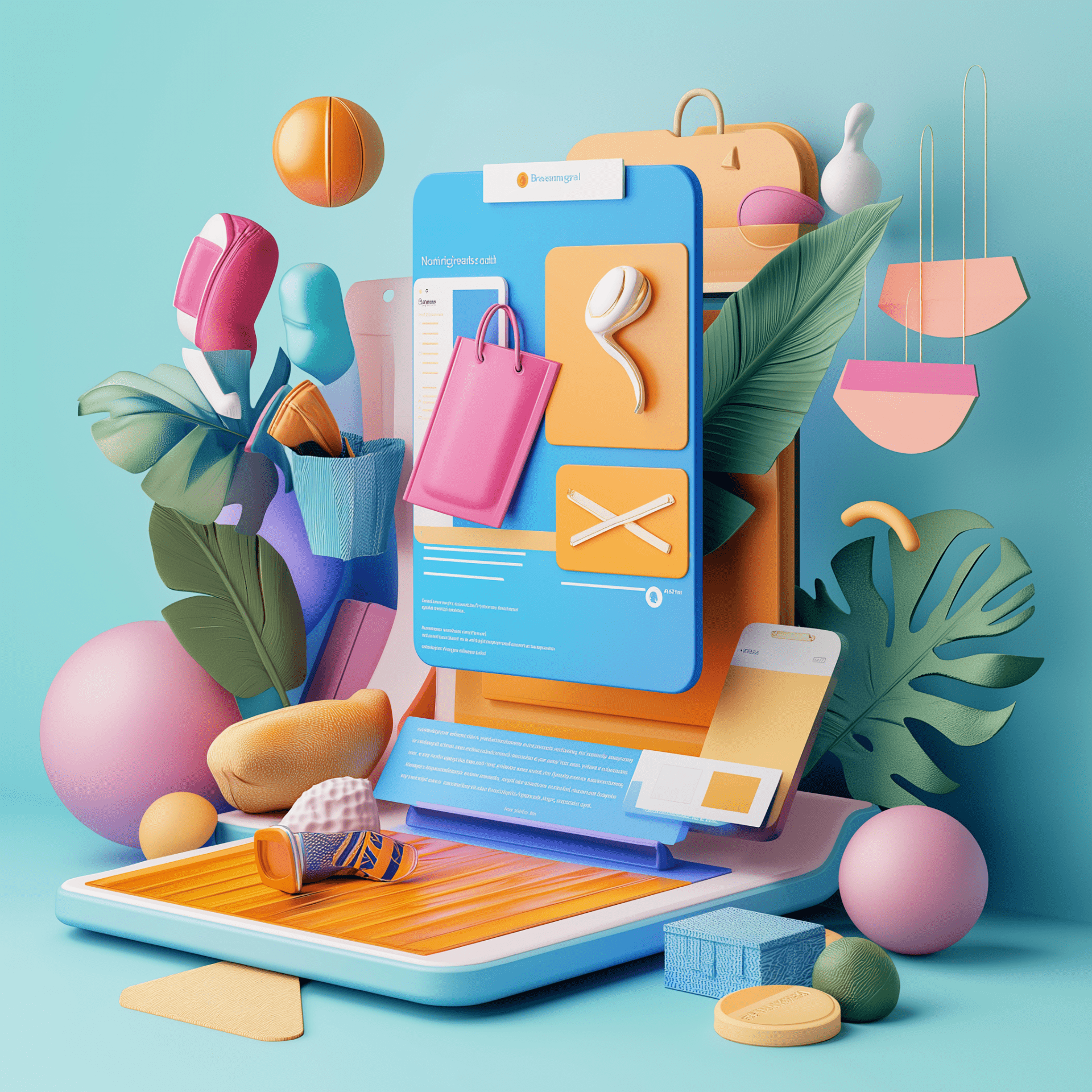 Abstract E-commerce Interface - Snipstock - Free cutout images in PNG ...